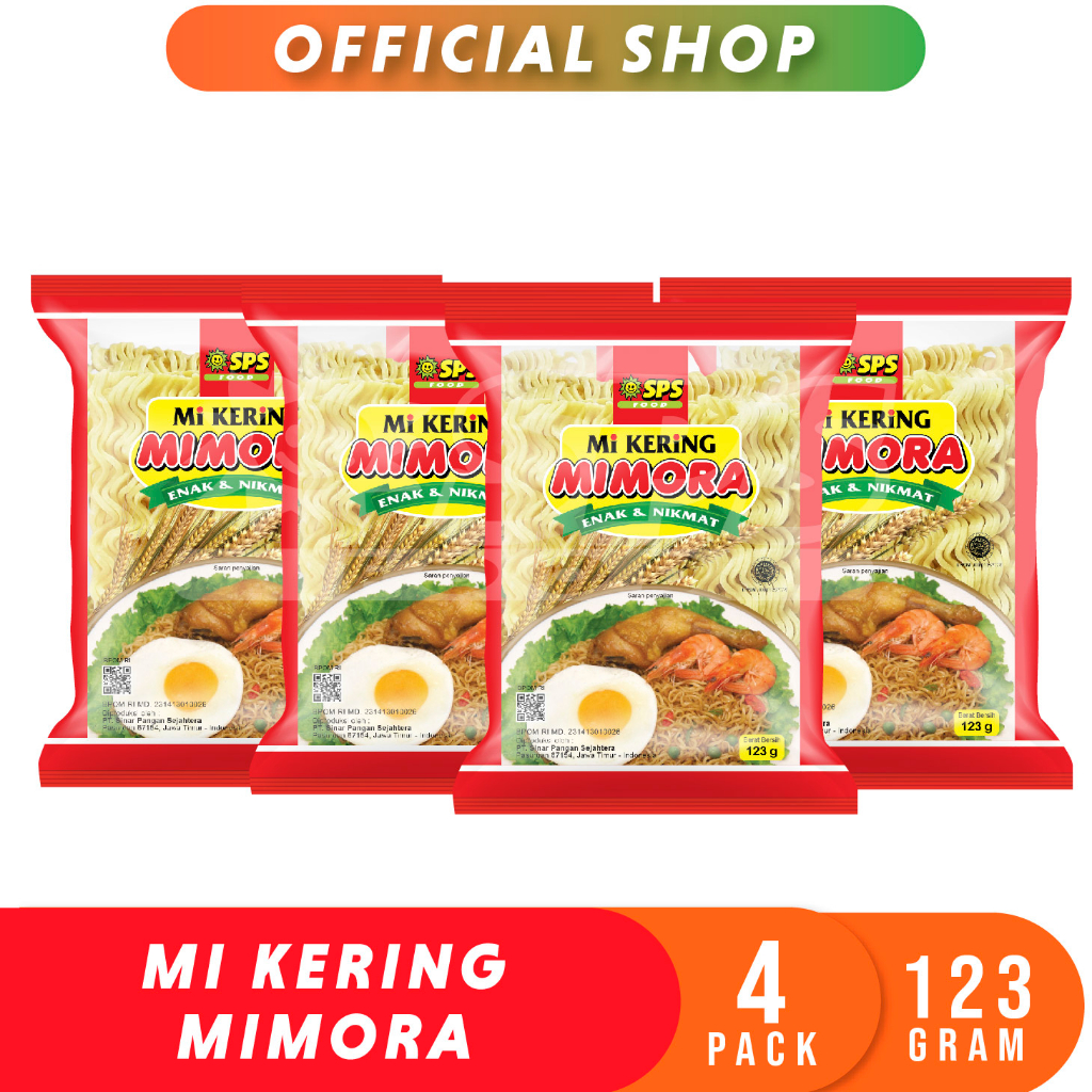Jual Mimora Mi Kering Renteng 123 Gr (4 Pack) | Shopee Indonesia