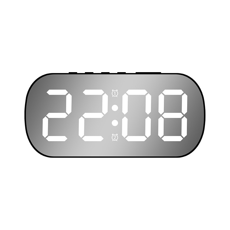 Jual JAM LED MIRROR DISPLAY/ JAM DIGITAL CLOCK ALARM ADA WARNA PUTIH ...