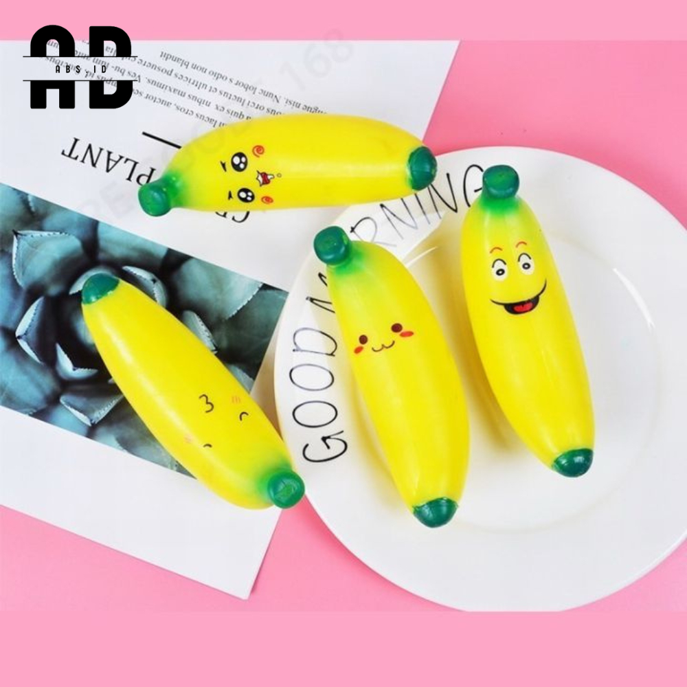 Jual ABS - Mainan Squishy Pisang Mainan Squishy Pencet Anti stress ...