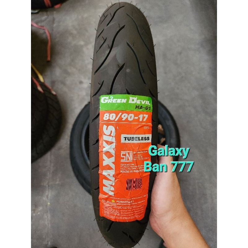 Jual Ban Motor Maxxis Green Devil 80/90-17 Tubeless MA G1 Ban Motor ...