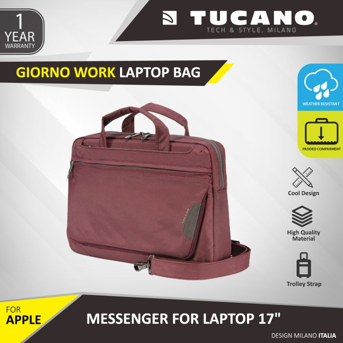 Jual Messenger Tucano Giorno Work Up To 17 Inch Tas Kerja | Tas Laptop ...