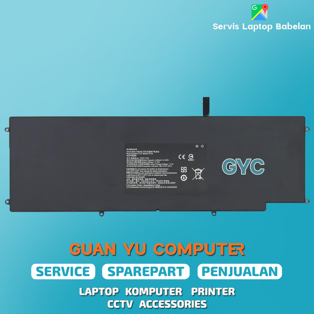 Jual Baterai Laptop Razer Blade Stealth 13 Inch (2017) | RZ09-0196 ...