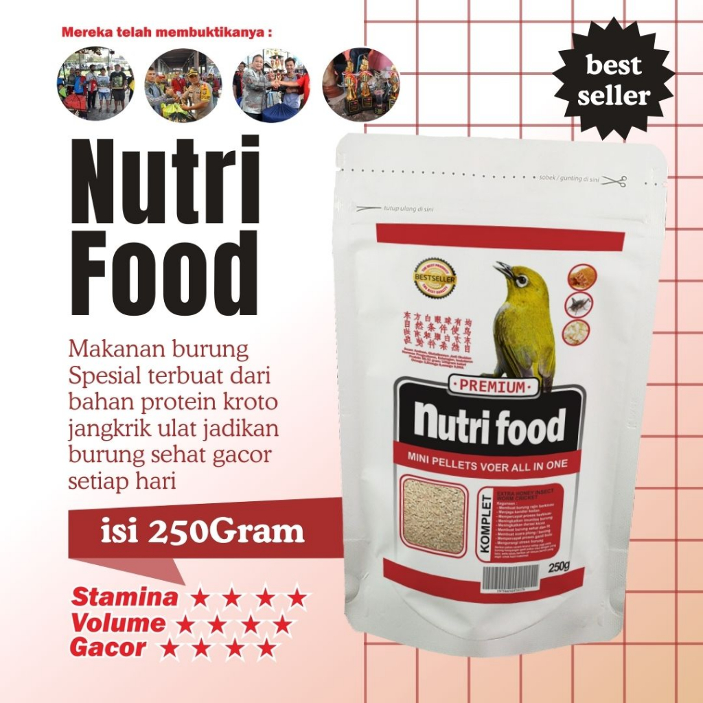 Jual Voer mini pellet extra madu kroto spesial competition penamabah ...