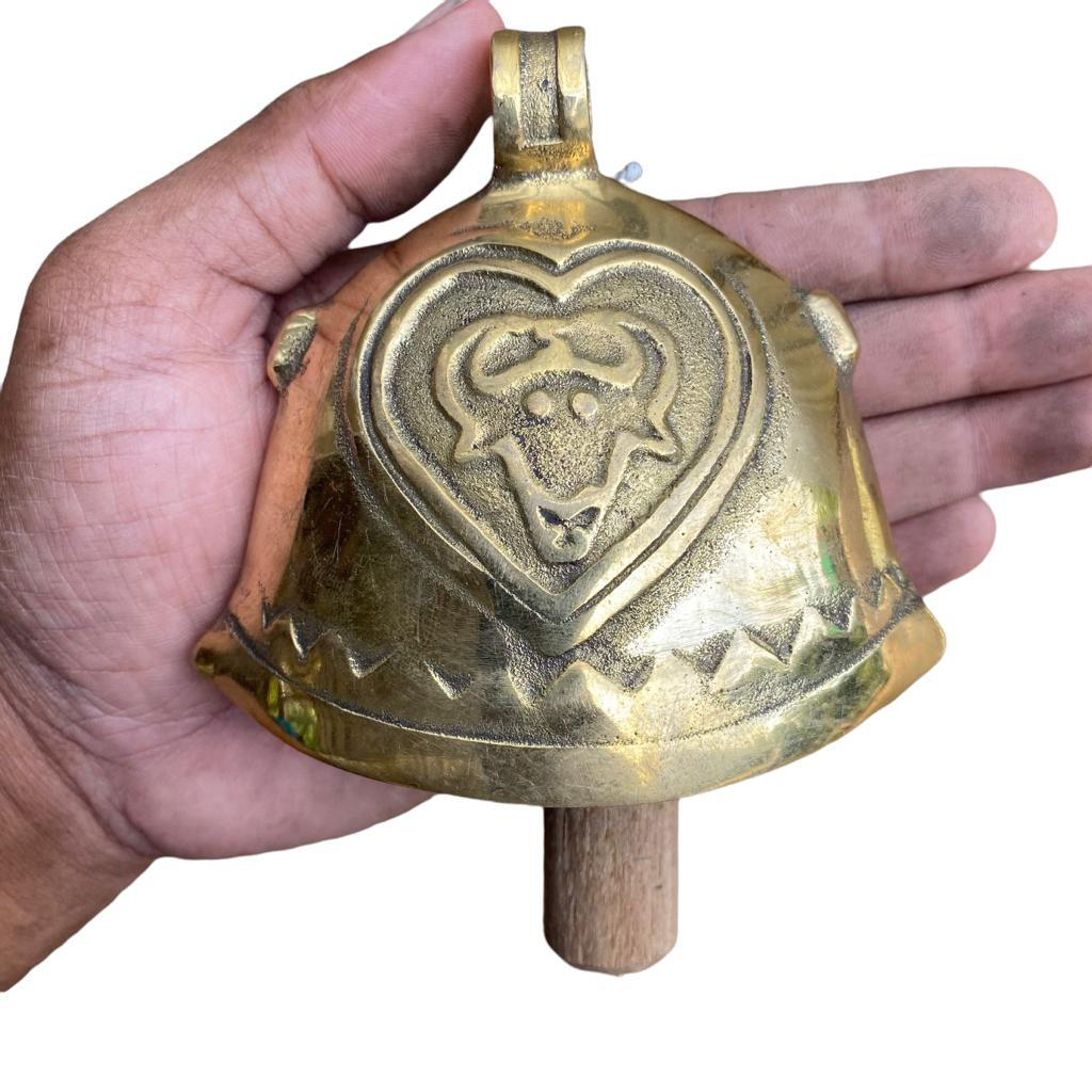 Jual Kluntungan Kalung Sapi BESAR Bahan Kuningan Asli Tebal Anti Karat ...