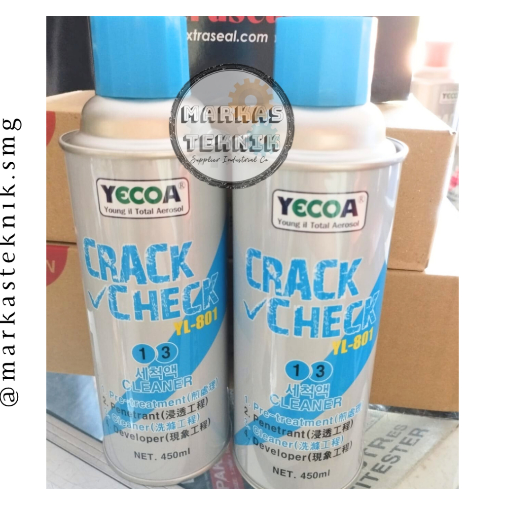Jual YECOA YL-801 Crack Check Cleaner 450ml / YECOA Spot Check Cleaner ...