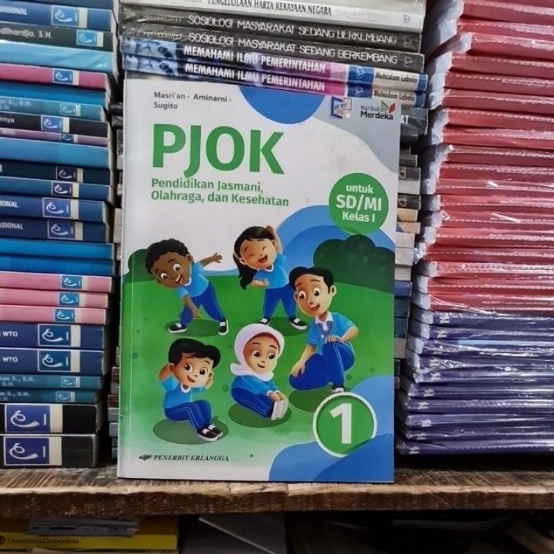 Jual Pjok kelas 1 SD kurikulum merdeka by Masrian Aminarni Erlangga ...