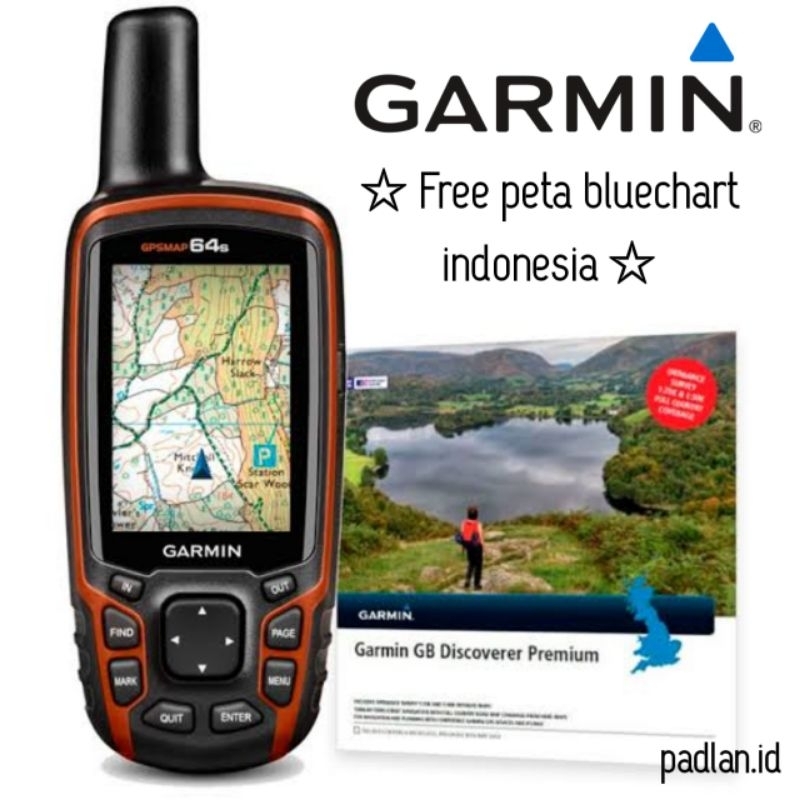 Jual Gps Garmin 64s new / Gpsmap 64s Baru Garansi 1( satu Tahun ...