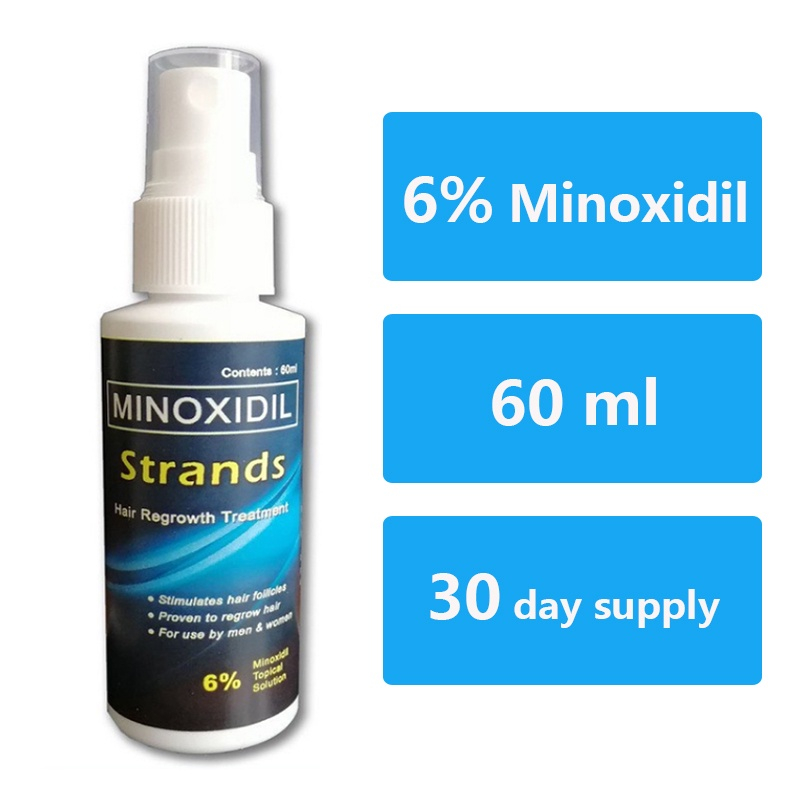 Jual MINOXIDIL STRANDS Beard and Hair Growth Spray Fast Hair Growth ...