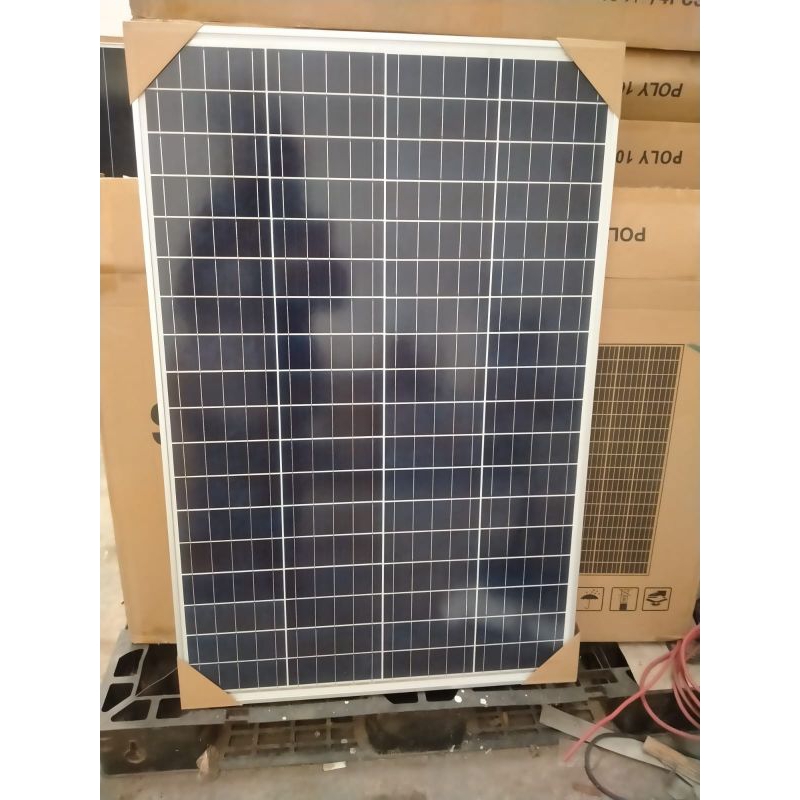 Jual panel solar cell 100wp poli premium class (Promo dapat 135wp ...