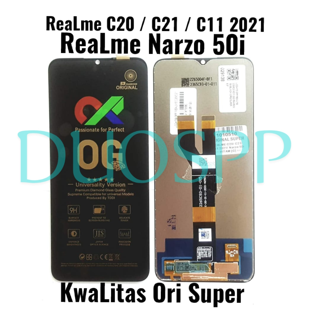 Jual LCD TOUCHSCREEN REALME C20 / C21 / C11 2021 / NARZO 50i LCD TS FULLSET REALME NARZO 50i ...