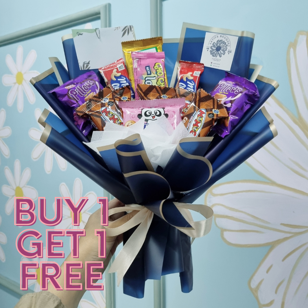 Jual [DAPAT 2 BUKET] Bouquet Snack Premium | Bucket Jajan Makanan ...