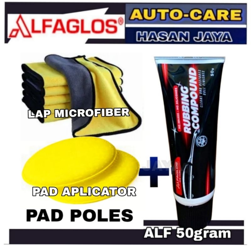 Jual ALF RUBBING COMPOUND Kompon 50gr Poles Magic Penghilang Baret dan ...