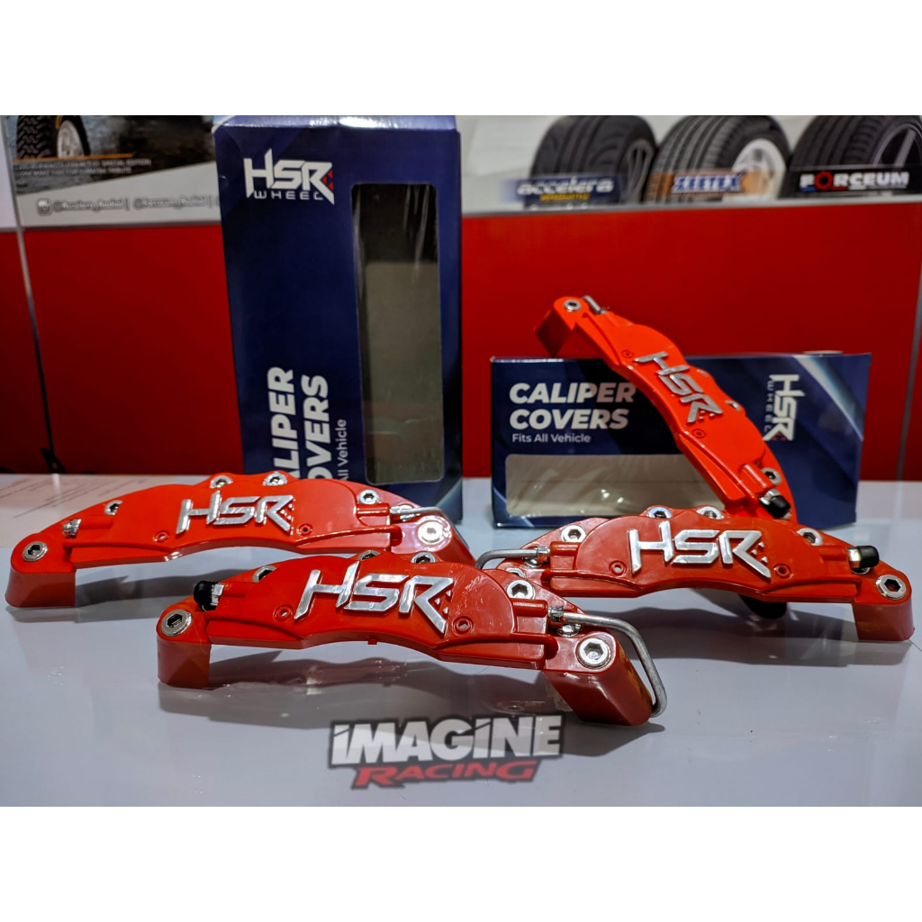 Jual Cover caliper rem mobil merek HSR universal depan & belakang ...