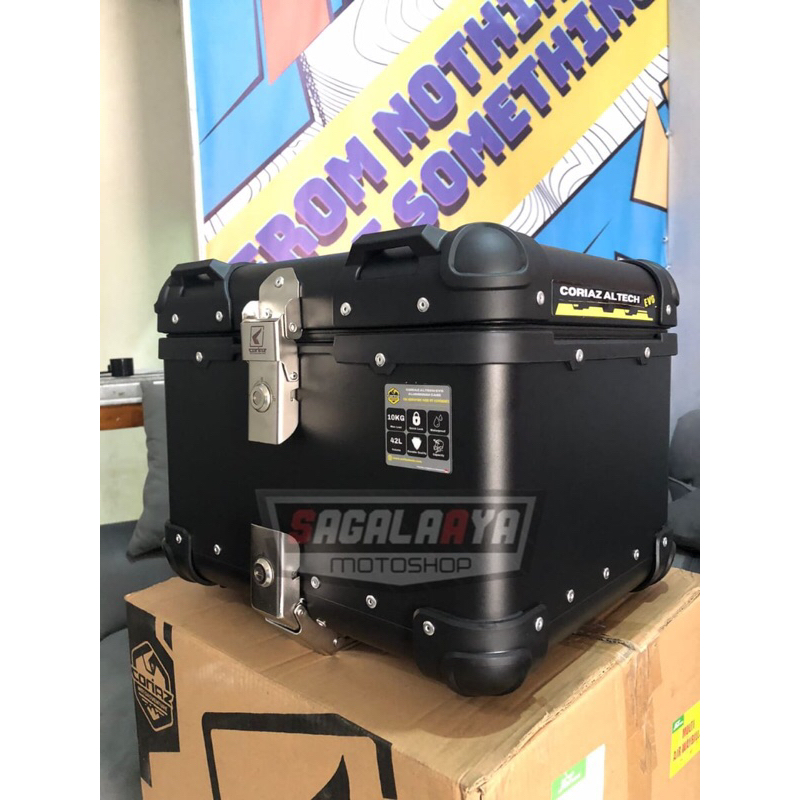 Jual Box Motor Pannier Alumunium Coriaz Altech 42 Liter Moto Adventure ...
