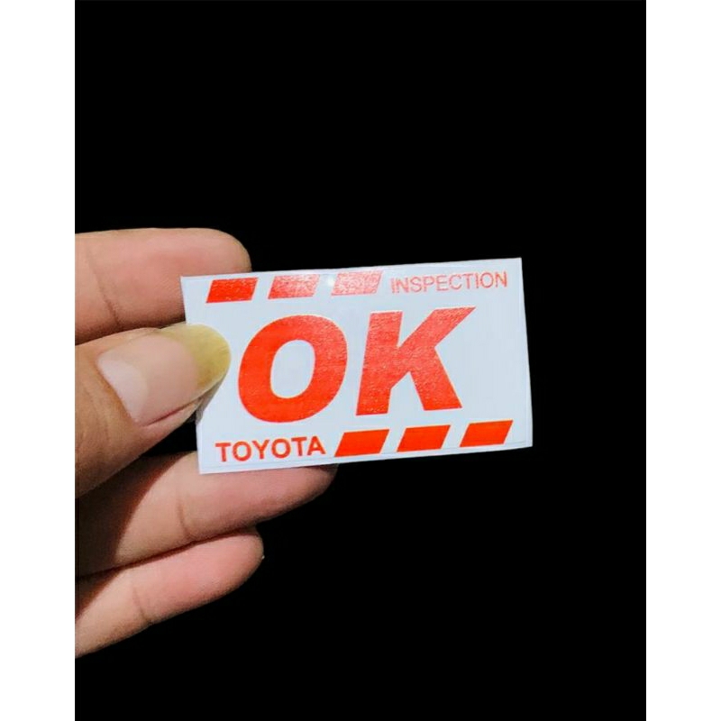 Jual sticker mobil ok toyota | Shopee Indonesia