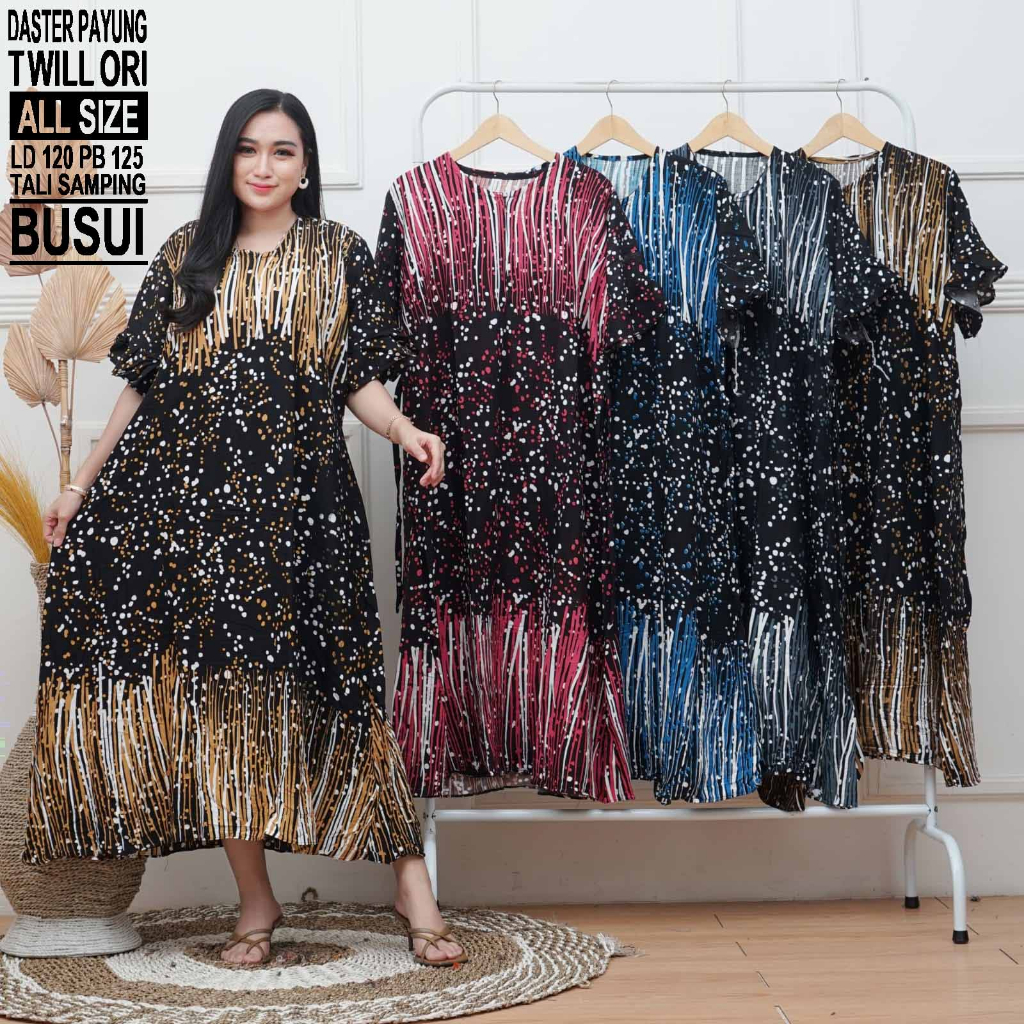 Jual Terbaru Daster Payung ld 120 cm//Daster Twill ori//Daster bali ...