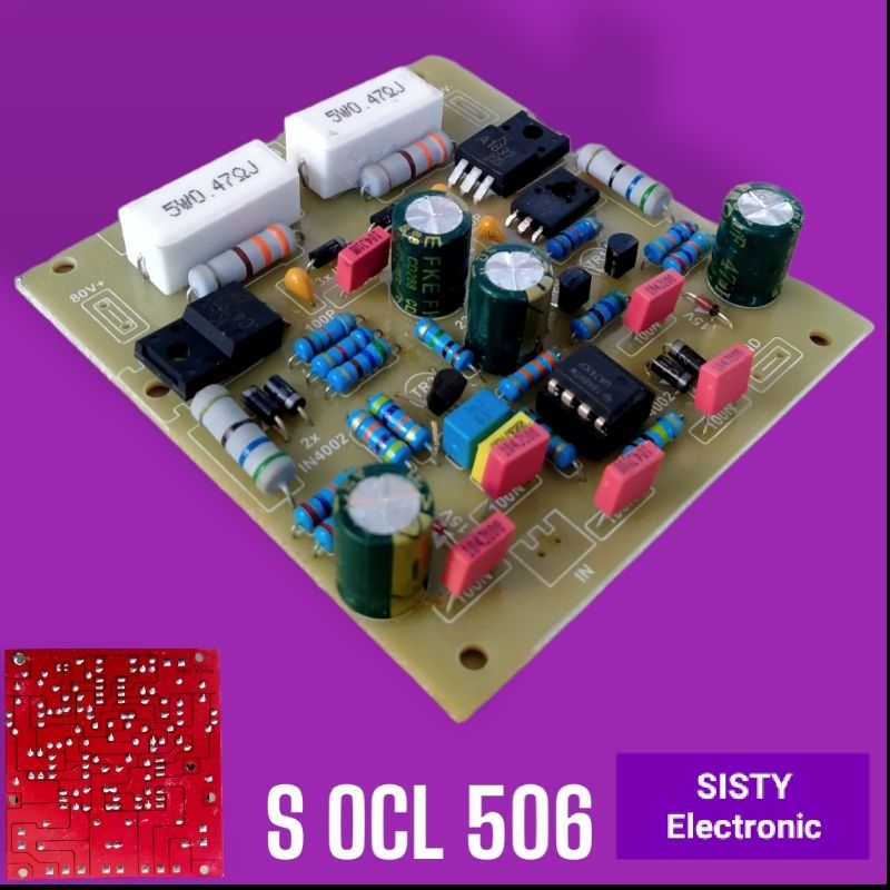 Jual Kit Driver Power Amplifier Socl 506 Fiber Class | Shopee Indonesia