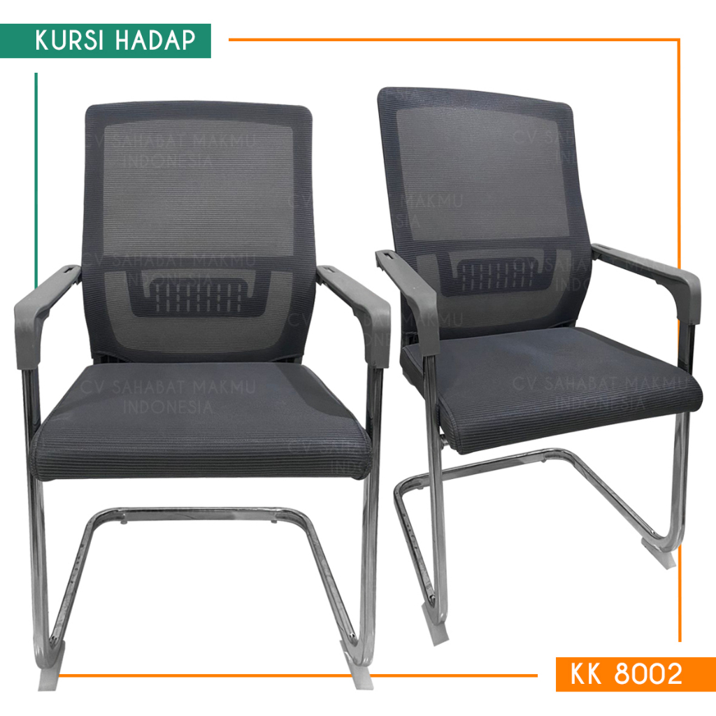 Jual Kursi Kantor Hadap Kursi Kerja Besi Tanpa Roda Kursi Belajar ...