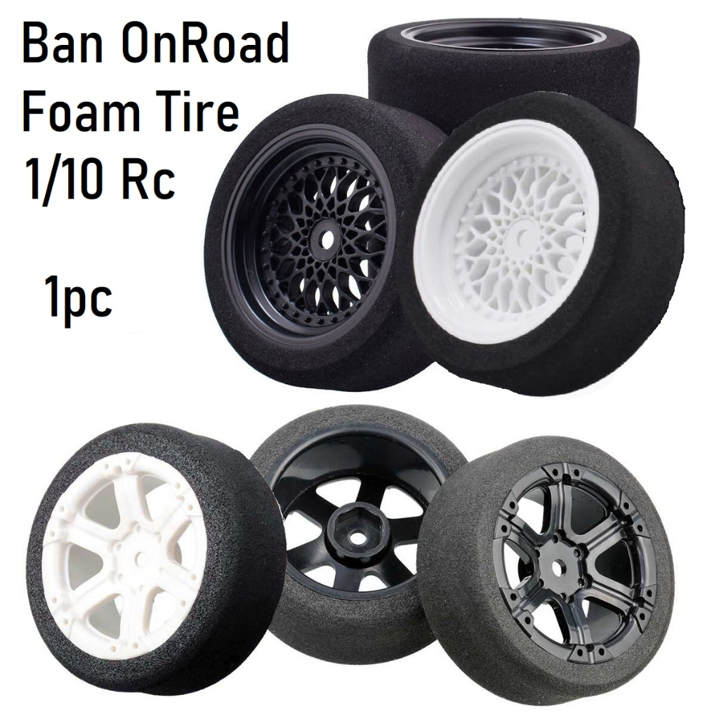 Jual Ban Velg OnRoad Foam Tire Sponge 1/10 Rc Touring Car MJX Hyper Go ...