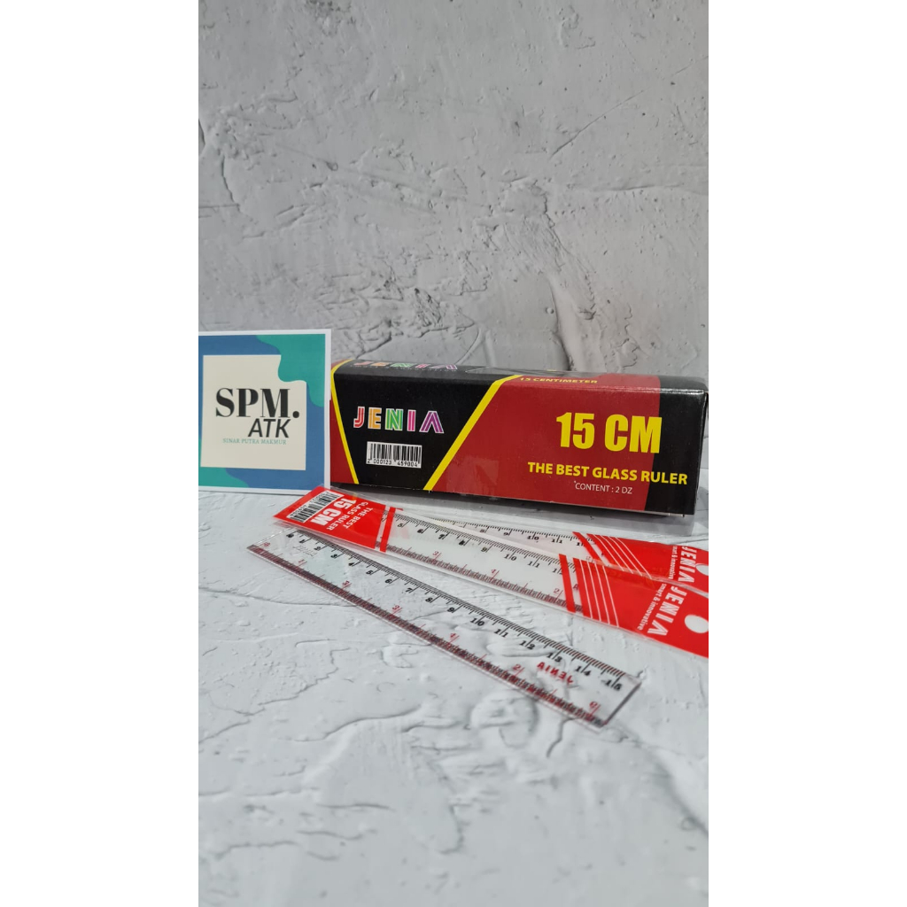 Jual Penggaris Jenia 15 cm | Shopee Indonesia