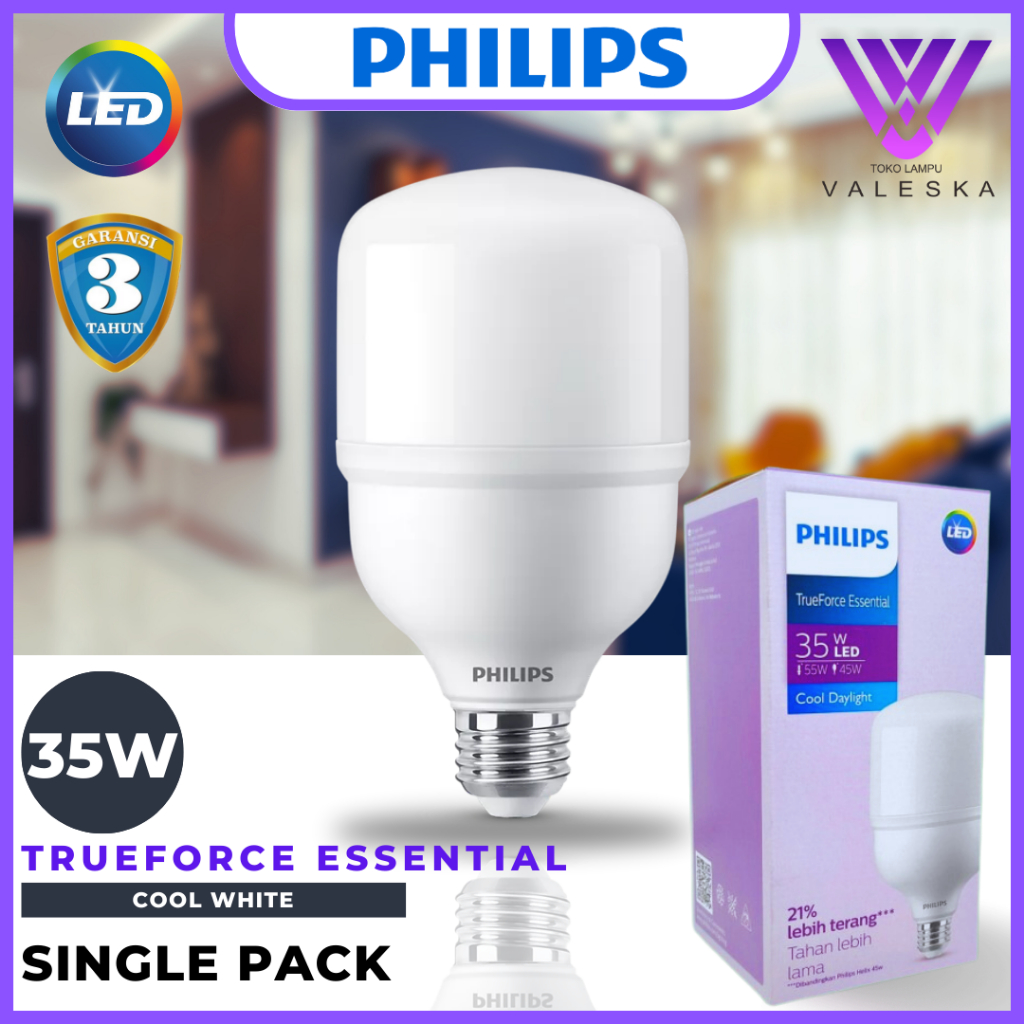 Jual Lampu Philips LED Trueforce Essential 35Watt Ess TForce 35W Lampu Kapsul 35 W Putih 6500K ...