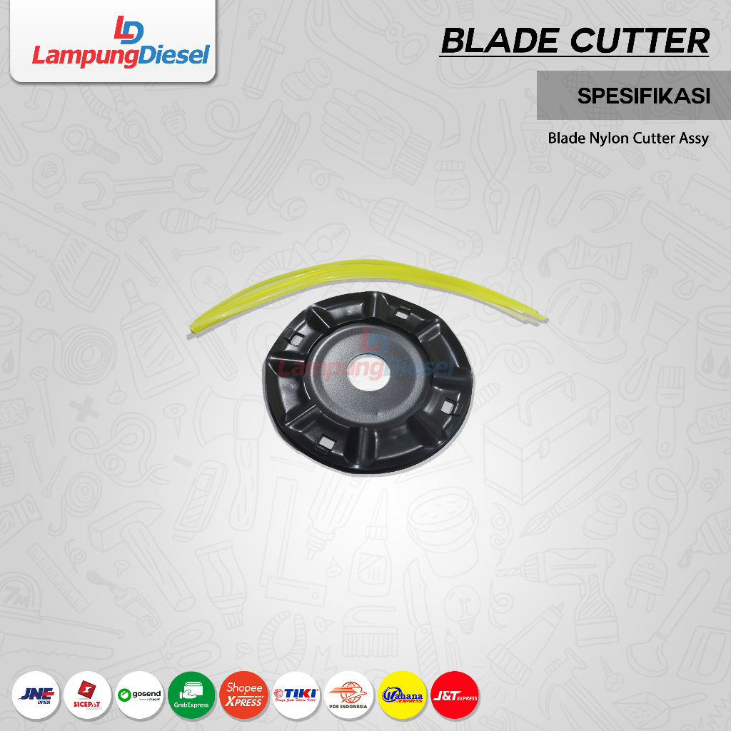 Jual Pisau Senar Mesin Potong Rumput Gendong Blade Cutter Nylon ...