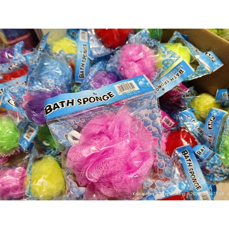 Jual Sponge mandi jaring besar 35gr | Shopee Indonesia