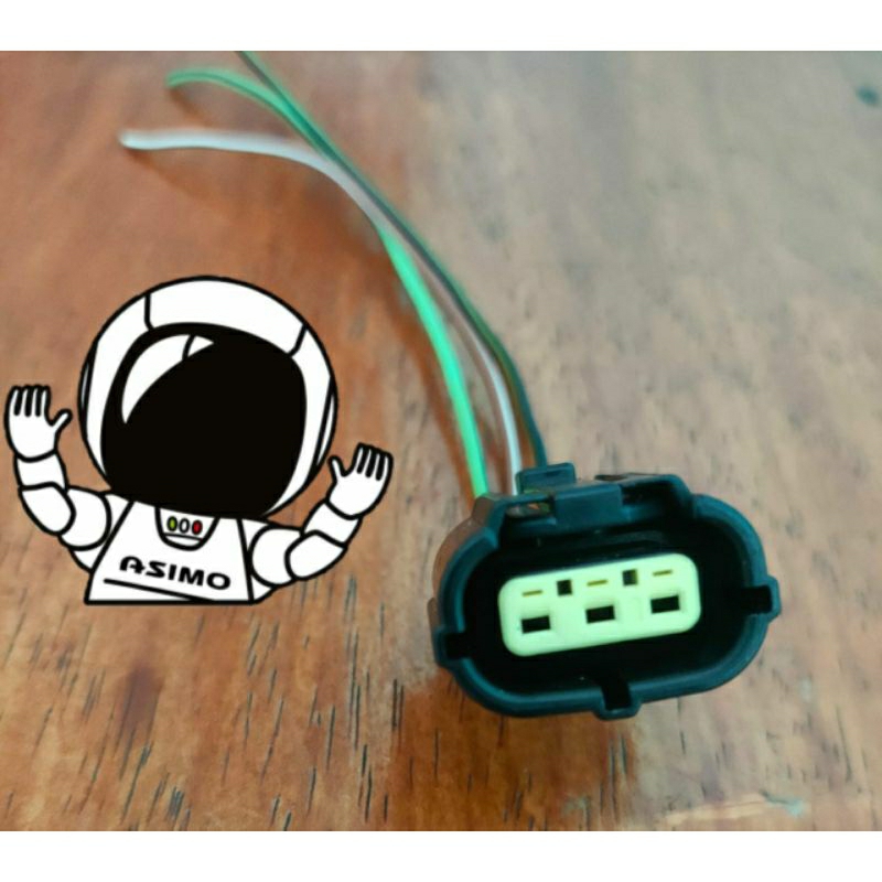 Jual soket sensor commonrail pressure pin 3 original mitsubishi pajero ...