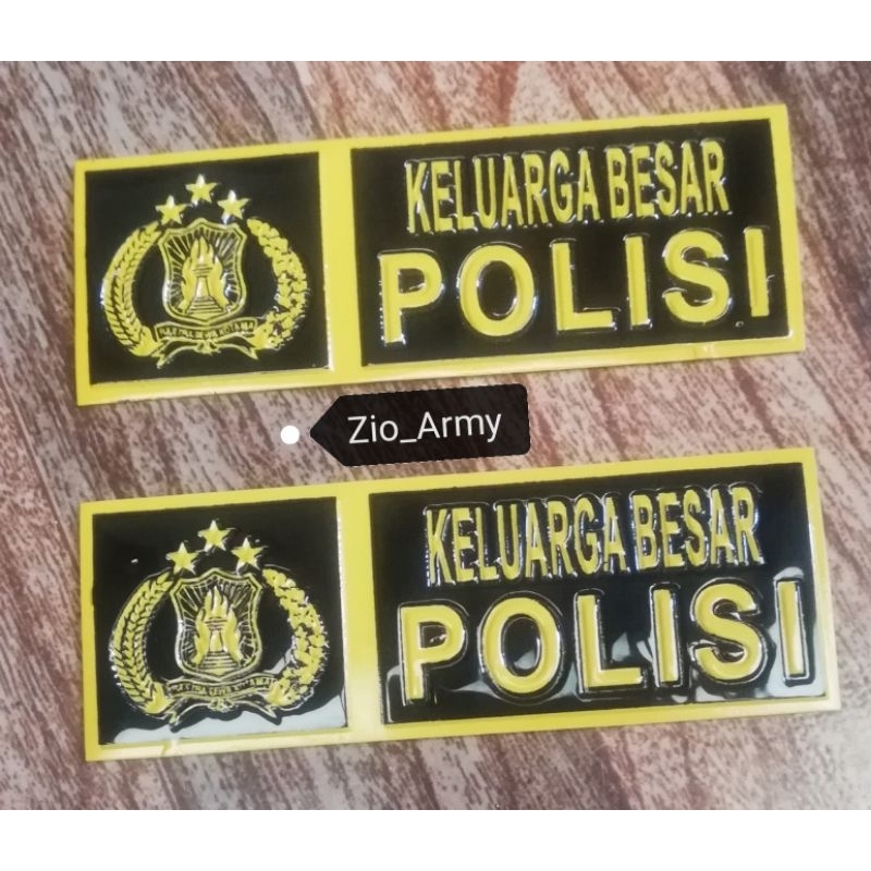 Jual Stiker NOPOL Keluarga Besar Polisi 1 pasang | Shopee Indonesia
