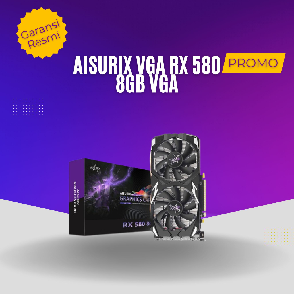 Jual AISURIX VGA RX 580 8GB VGA | Shopee Indonesia