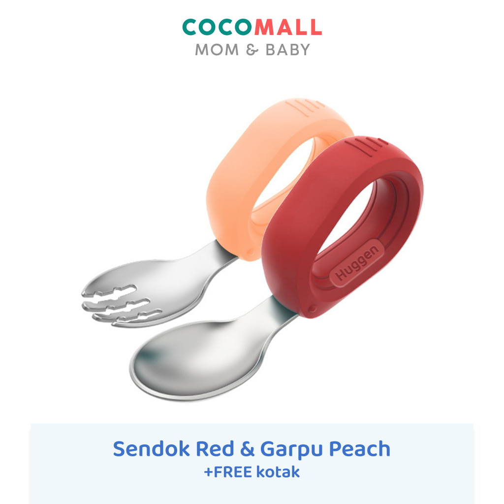 Jual COCOMALL Sendok Anak Stainless Steel SUS316 - Training Spoon Baby Spoon BLW - Sendok ...