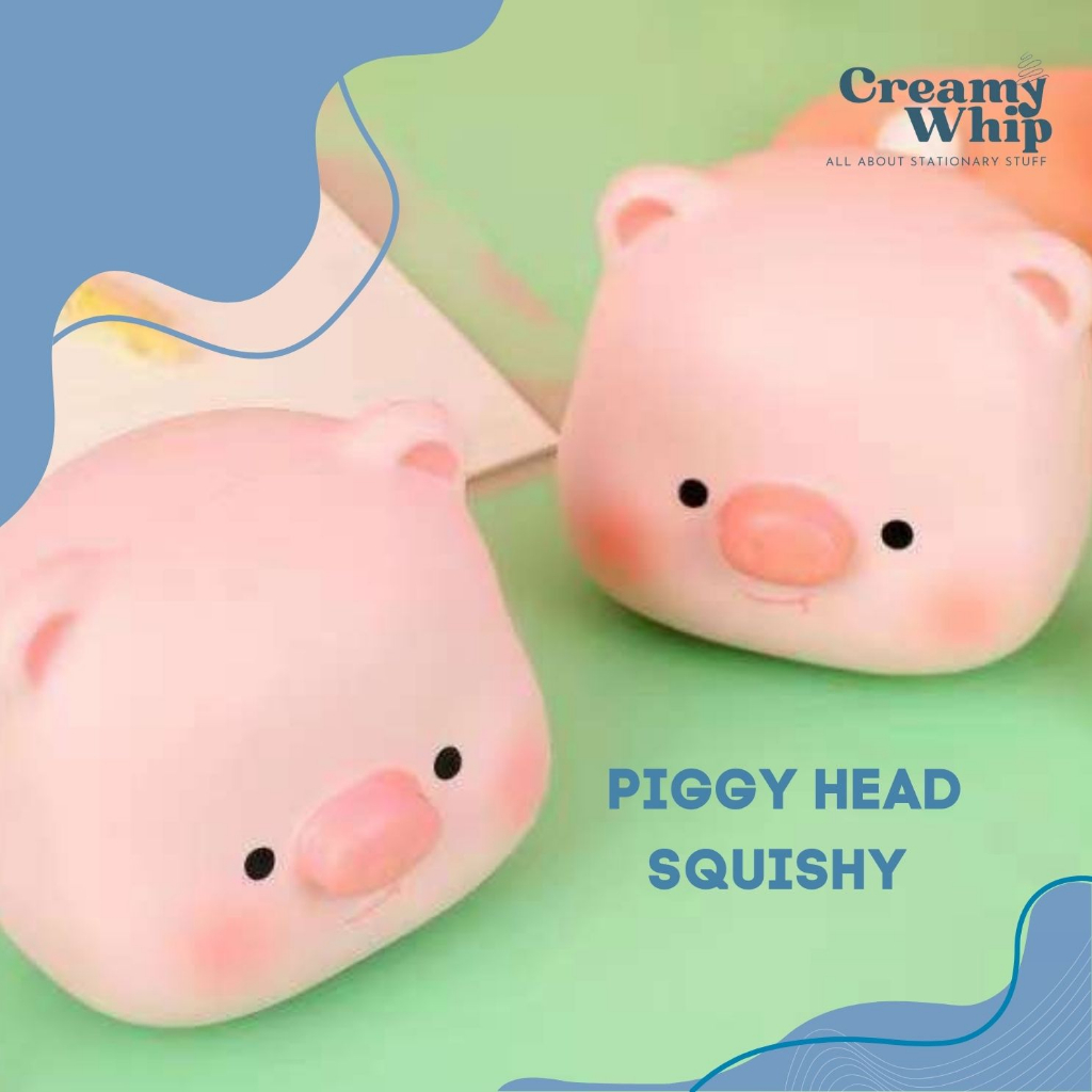 Jual Squishy Cute Piggy Head Mainan Anak Skuisi Pereda Stress Premium ...