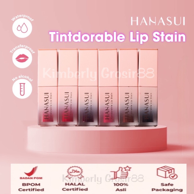 Jual Hanasui Tintdorable Lip Stain | Lip Tint Liptin LipTint Hanasui ...