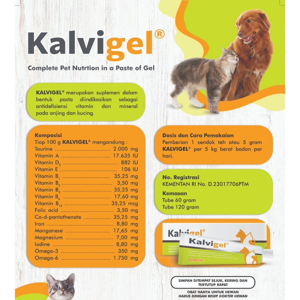 Jual VITAMIN KALVIGEL 60 gr original Kalbe -Setara dengan nutriplus gel ...