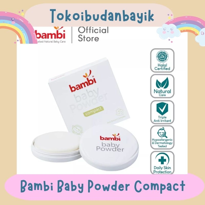 Jual Bambi baby Compact powder 40g/reffil 40g | Shopee Indonesia
