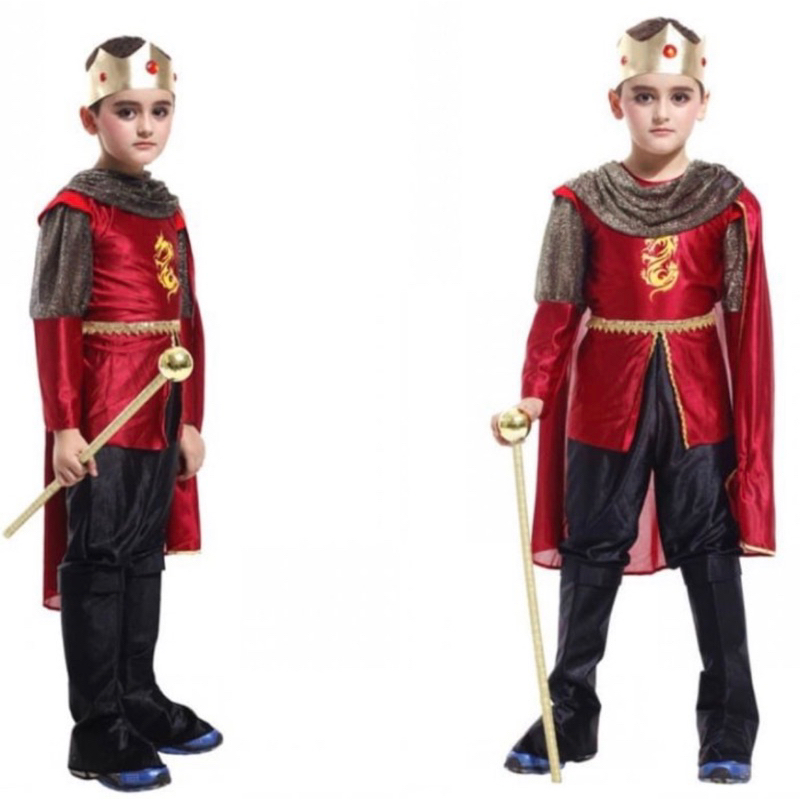 Jual king prince costume boy | kostum anak raja pangeran raja | Shopee ...
