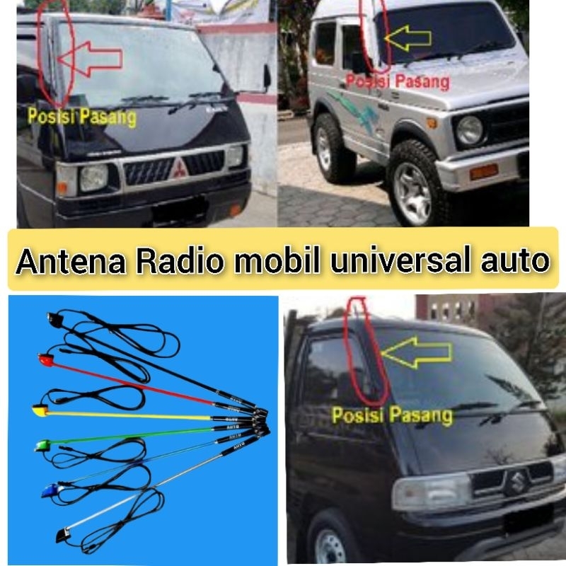 Jual antena radio mobil universal antena auto | Shopee Indonesia