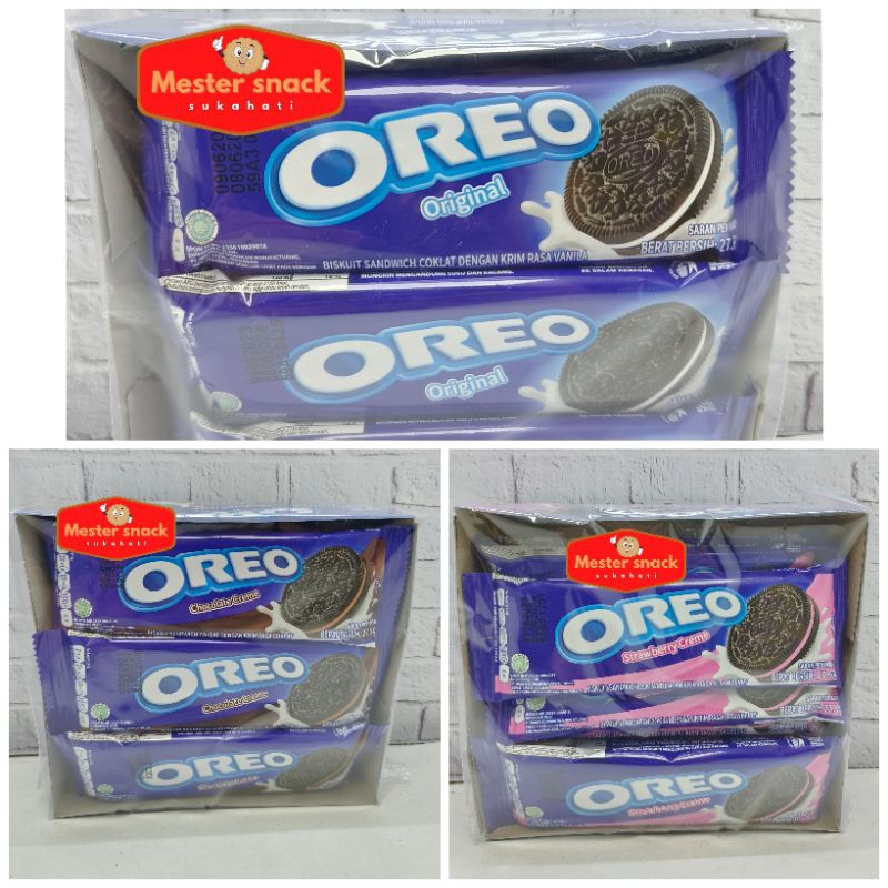 Jual Oreo Biskuit (1 pack isi 12 pcs) | Shopee Indonesia