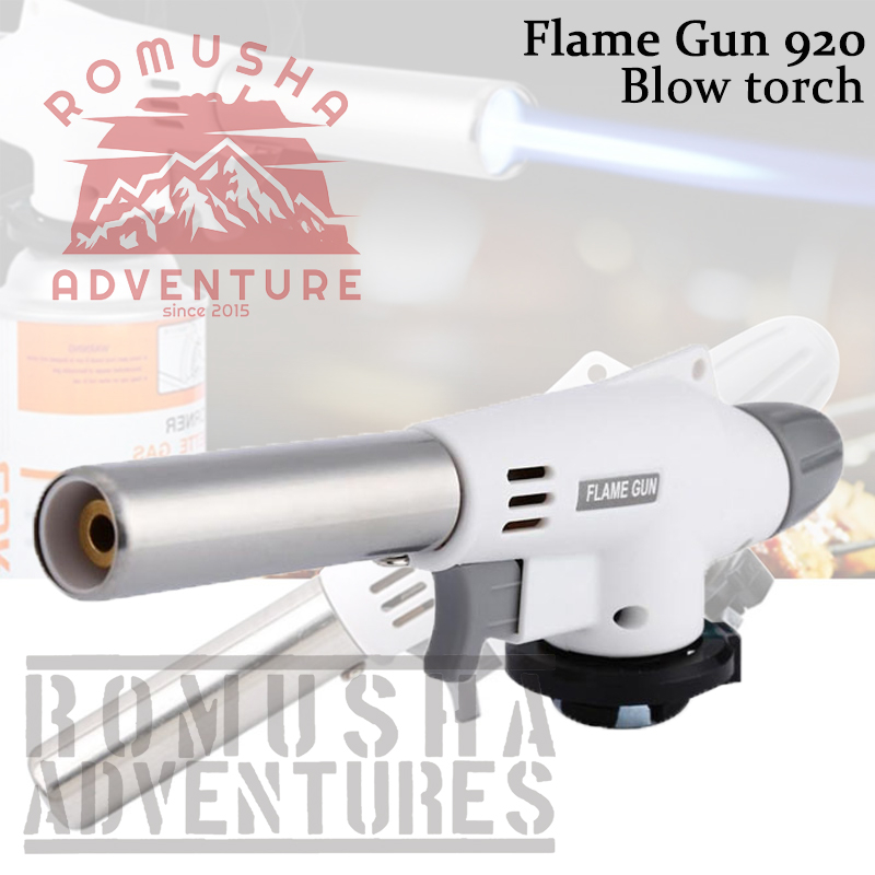 Jual Flame Gun 920 Butane Kepala Las Korek Api Bara Blow torch | Shopee ...
