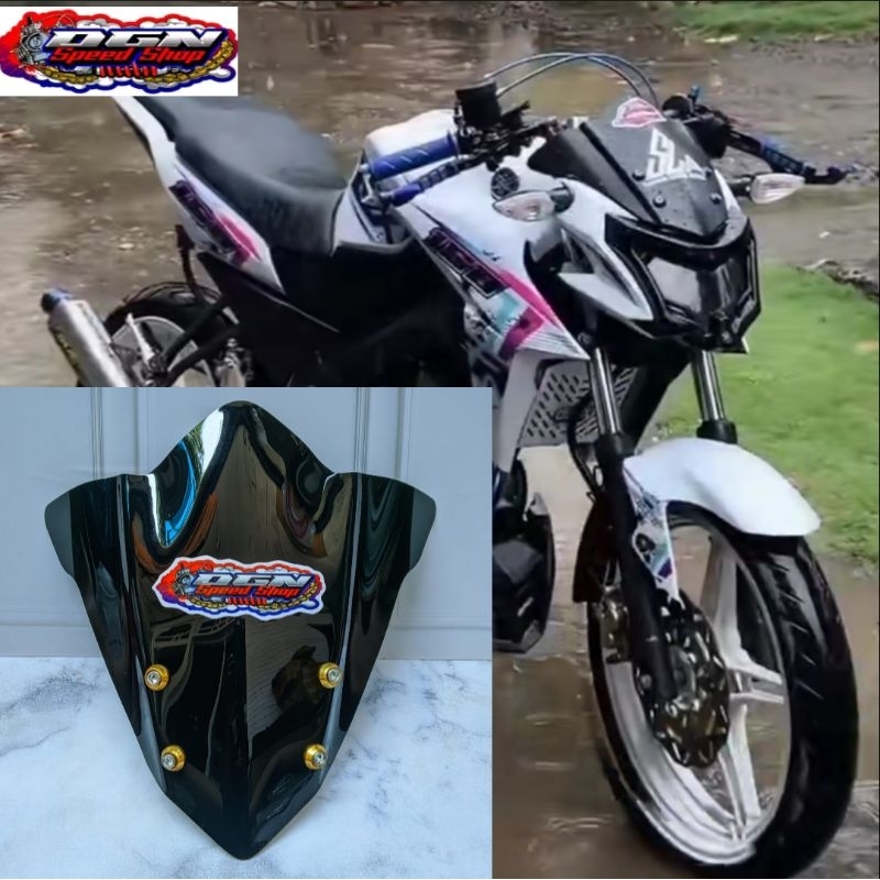 Jual VISOR YAMAHA VIXION NEW NVA MODEL TERBARU WINDSHIELD VIXION NVA ...