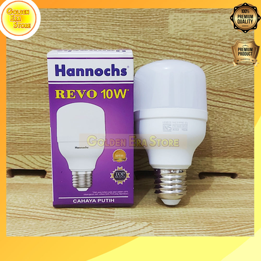 Jual 10 WATT BOLA LAMPU LED REVO HANNOCHS 10W | Shopee Indonesia