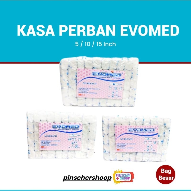Jual Verban Kasa Evomed Perban Gulung Hidrofil / Bag Besar | Shopee ...