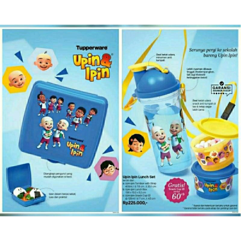Jual Upin Ipin Lunch Set. | Shopee Indonesia