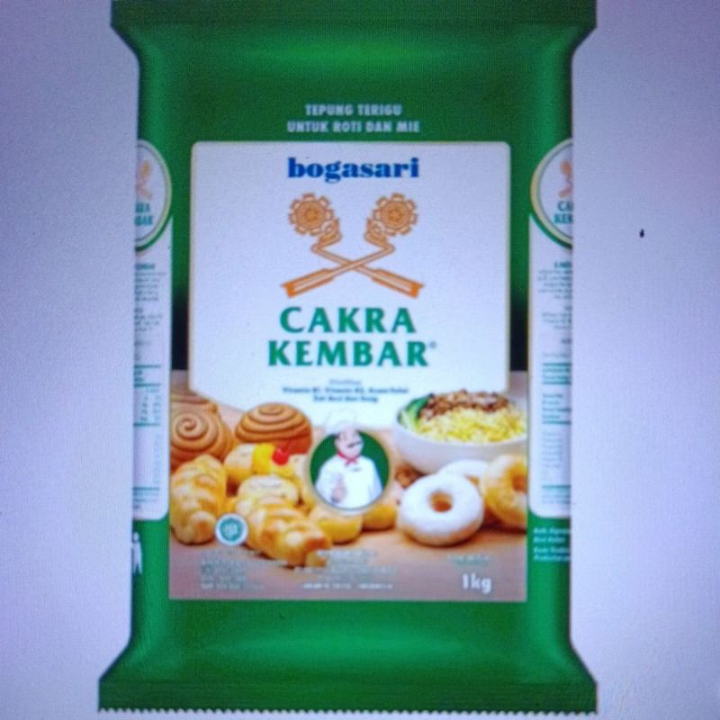 Jual BOGASARI TERIGU CAKRA KEMBAR 1 KG | Shopee Indonesia