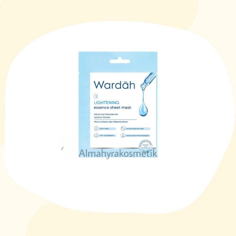 Jual Wardah lightening SuperSerum mask 20ml | Shopee Indonesia