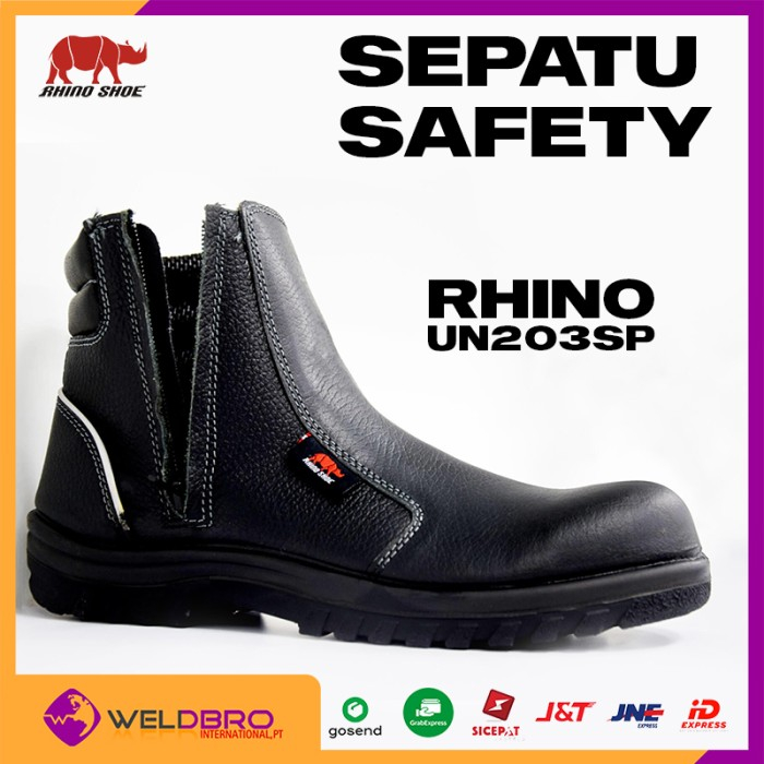 Jual ULTRANITE UN203SP Rhino Midsole Toe cap sepatu safety Mid cut Zip ...