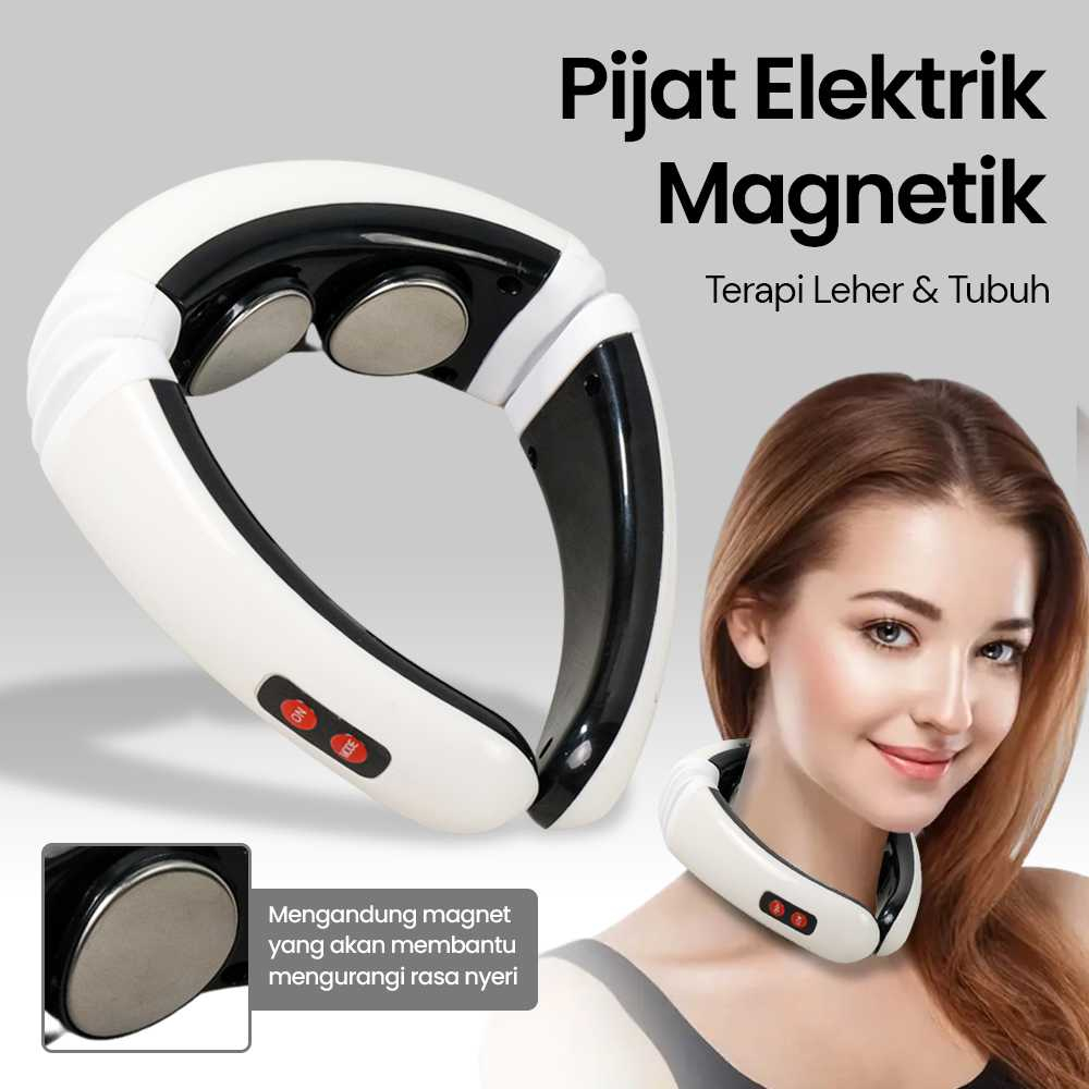 Jual Alat Pijat Leher Pundak Punggung Terapi Elektrik Listrik Magnetik ...