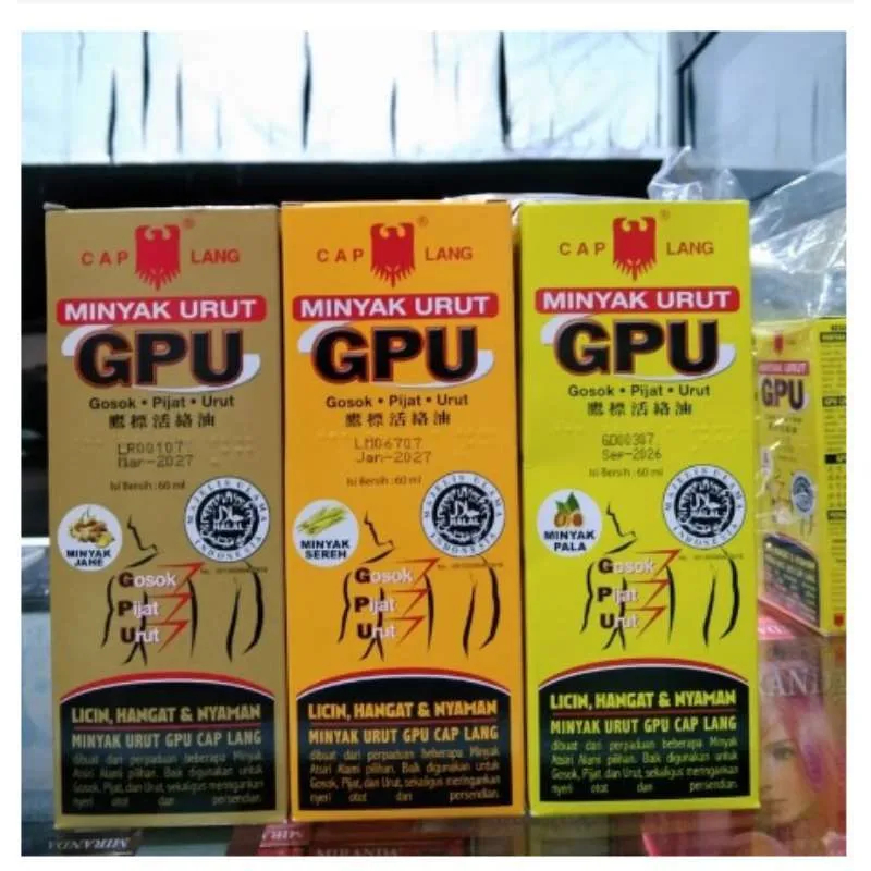 Jual GPU minyak gosok Cap Lang 30 ML/60ml | Shopee Indonesia