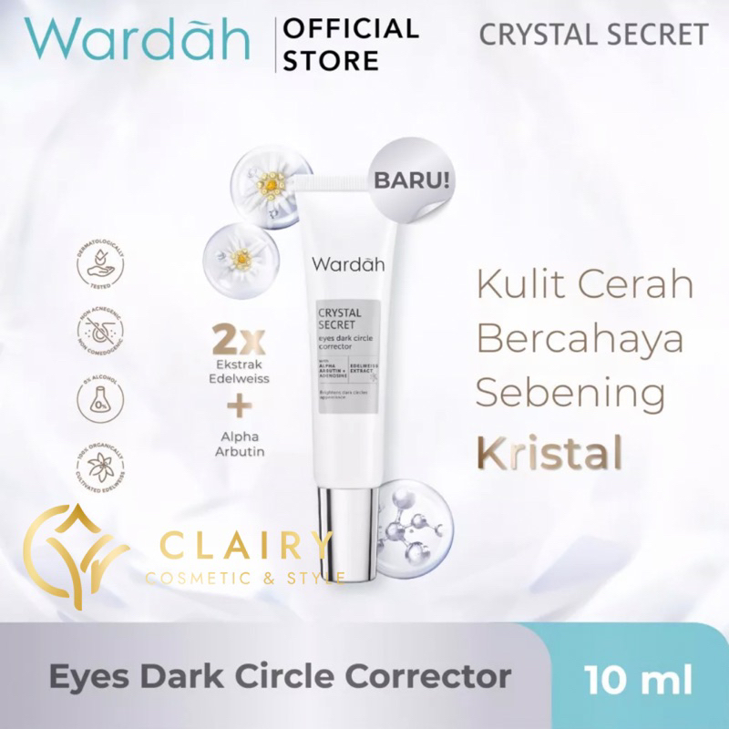 Jual WARDAH CRYSTAL SECRET eyes dark circle corrector 10ml | Shopee ...