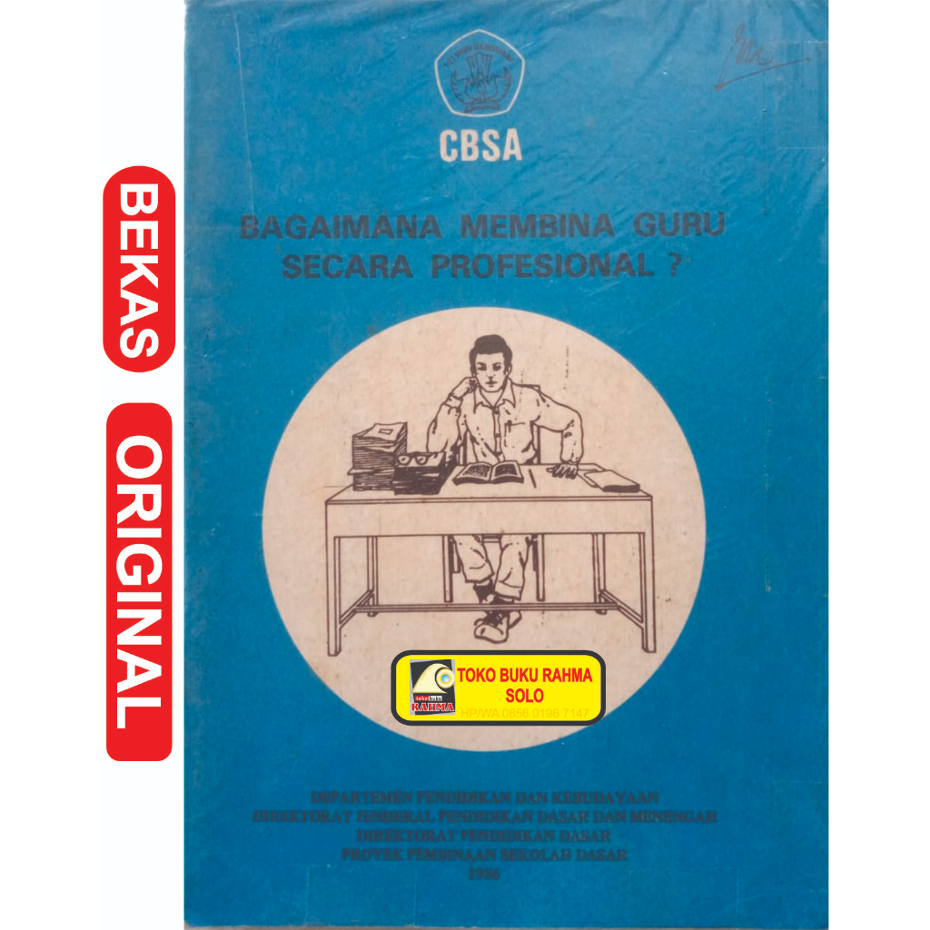 Jual CBSA Bagaimana Membina Guru Secara Profesional ? Departemen ...
